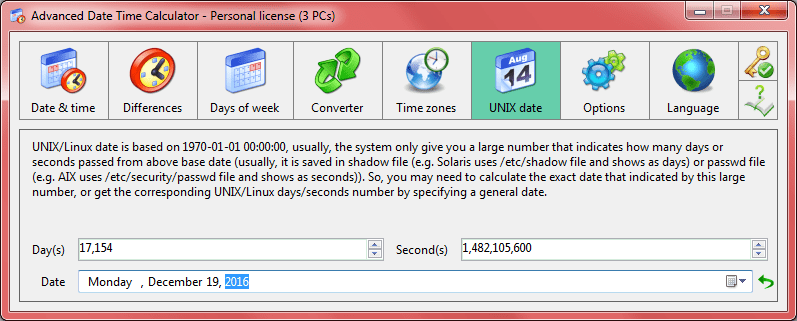 Full featured Time Calculator Get Result Date Weeks Between Dates