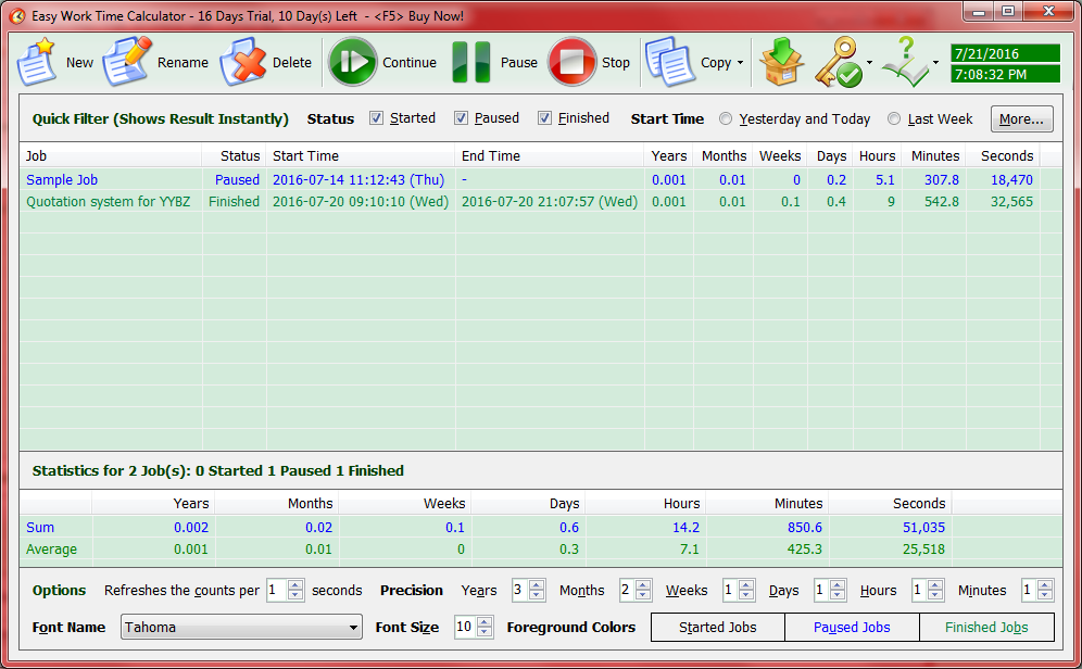 Dobrovo n Mena Kopanie Work Hours Calculator Realistick 